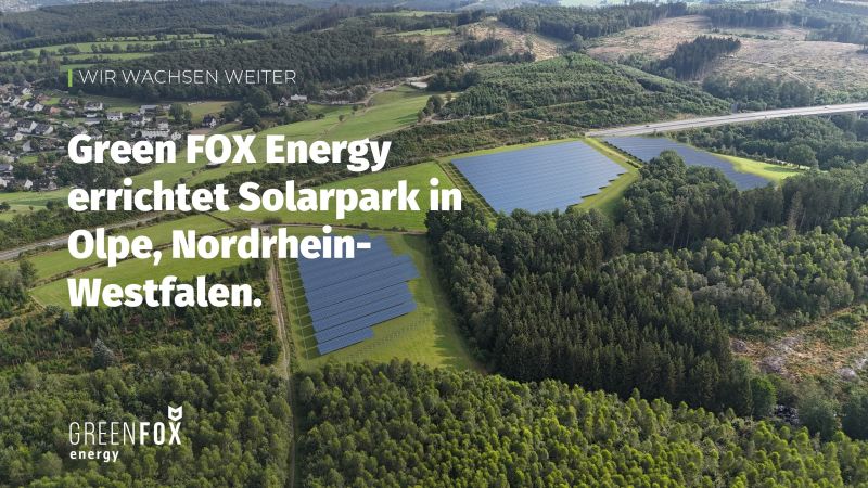Solarpark Olpe - Green Fox Energy